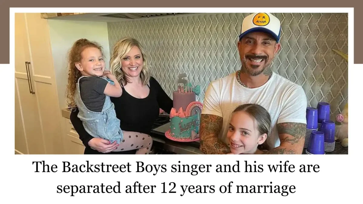 The Backstreet singer and wife separated after 12 years
