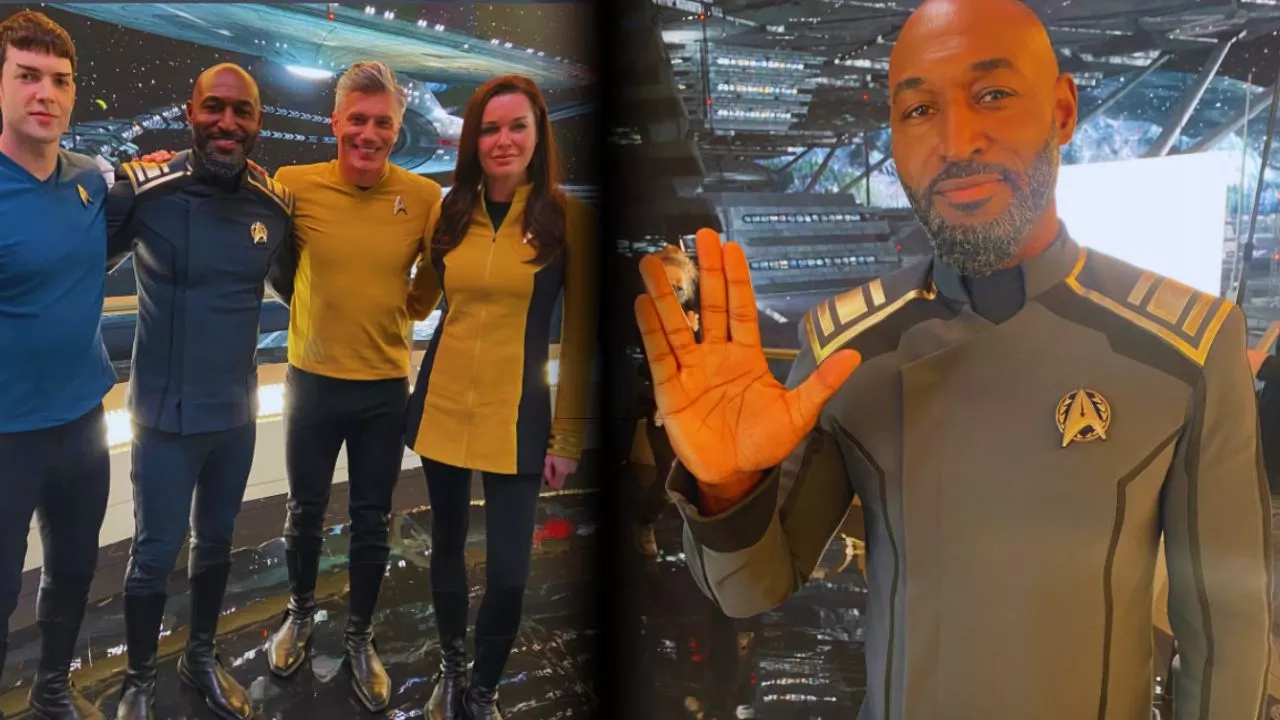 Adrian Holmes Wraps Filming as Admiral April on Star Trek