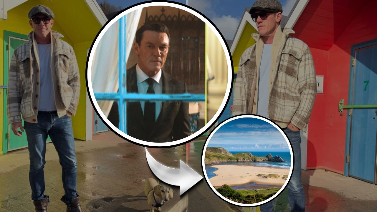 Luke Evans Spotted Filming ITV Drama “The Party” in Wales