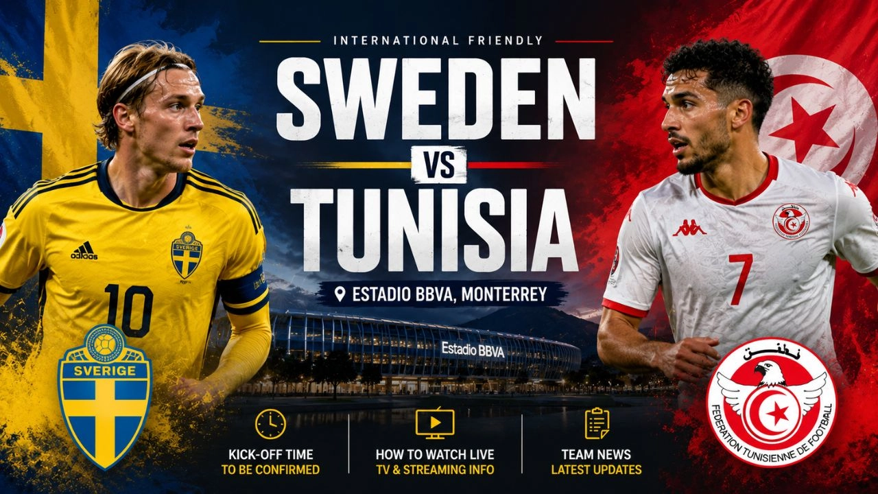 Sweden vs Tunisia: Kick-off Time, How to Watch & Lineups